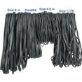 Rubber Bands Assorted Sizes 0.5lbs large rubber bands heavy duty Elastic Bands 4 sizes black ...