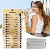 Pedty 1X Board,Metal Grocery List 2024 New Shopping List Memory ...