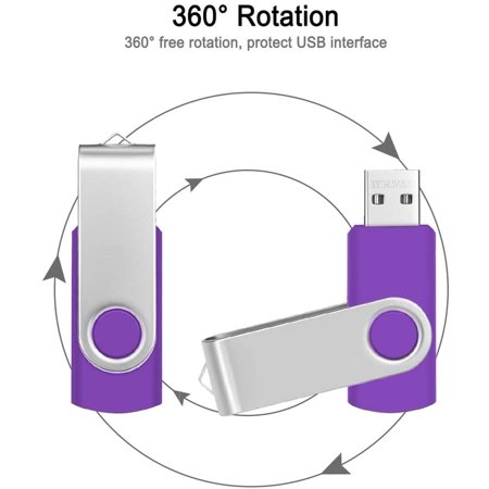 10 Pack Flash Drives 16GB USB Stick Value Bulk, USB 2.0 Memory Stick 16 ...
