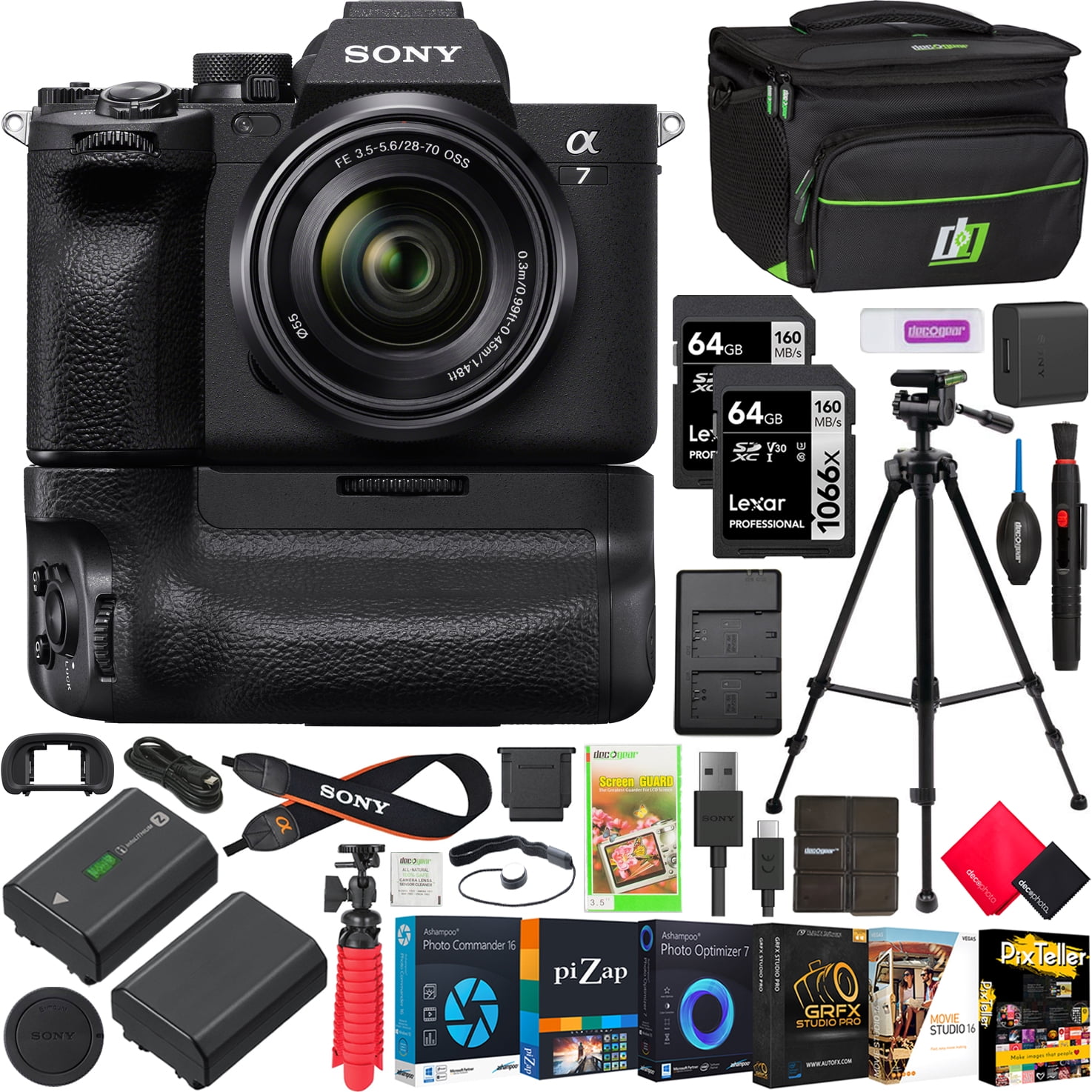 Sony a7 IV Mirrorless Full Frame Camera Body with 28-70mm F3.5-5.6 Lens ...