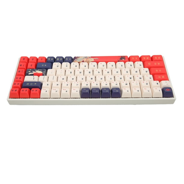 Teclado mecánico de 84 teclas, estilo chino, color de contraste ...