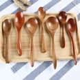 ACDANC 2026 New 6 Pcs Spoons Ergonomic Comfort Cooking Spoon Natural ...