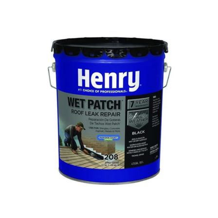Henry HE209061 3.3 Gallon Black Extreme Wet Patch 209 Roof Leak Repair ...