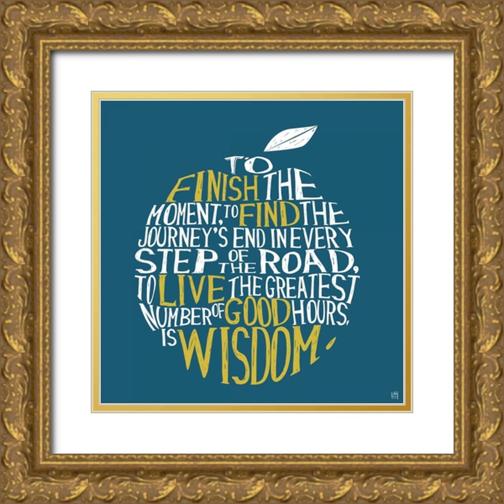 Perrenoud, Aubree 12x12 Gold Ornate Wood Framed with Double Matting Museum Art Print Titled ...