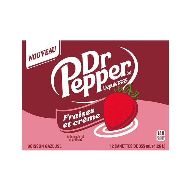 DR PEPPER DR PEP STRAW & CREAM, DR PEPPER - Walmart.ca