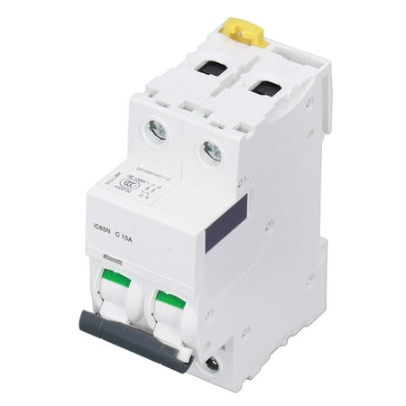 Residual Current Breakers, 6000A Breaking Capacity Mini Circuit Breaker 10A Low Voltage Silver ...