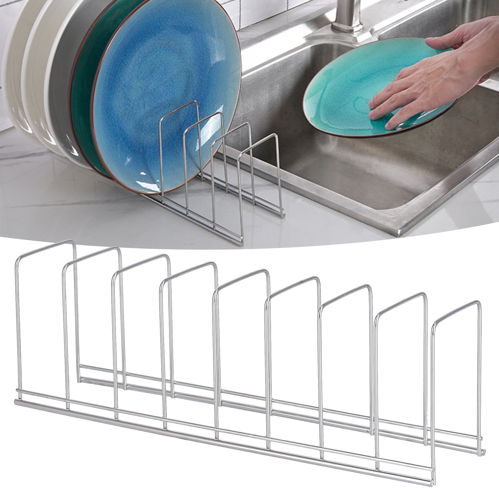 Tebru Dish Drying Rack,Kitchen Organizer Rack Multiple Use Dish Drying ...