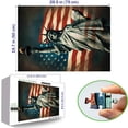 1000-Piece Adult Wood Jigsaw Puzzle, Vintage Statue of Liberty with ...