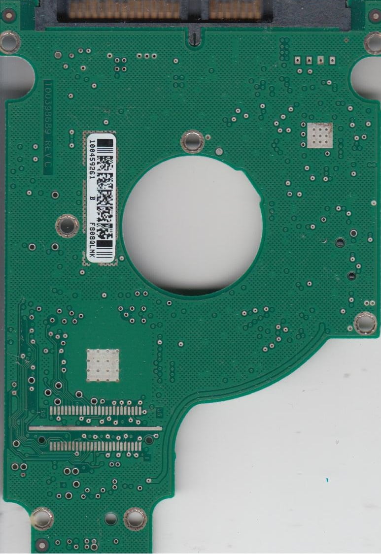 ST9160821AS, 9S1134-506, 3.ALB, 100459261 B, Seagate SATA 2.5 PCB ...