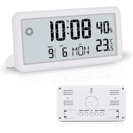 Smart Digital Alarm Clock, 5.6" Large Display, Wall Clock, Table Clock ...