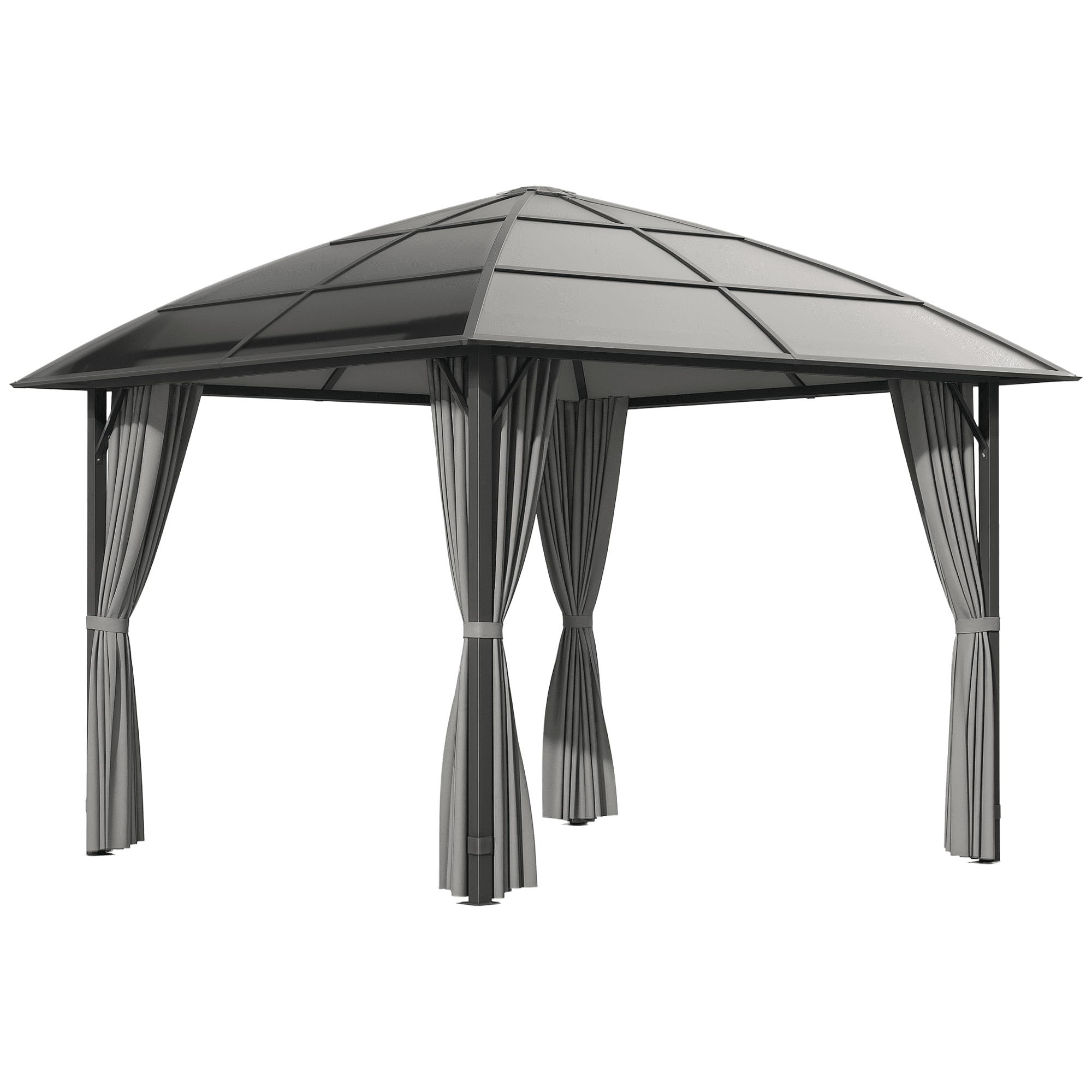 Click here for Outsunny 10 X 10ft Hardtop Gazebo With Uv60+ Polyc... prices