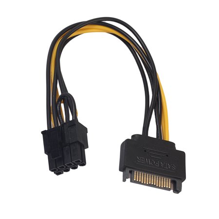 homeholiday to 15Pin PSU Hard Disc Power Supply Sleeved Cable Cord ...