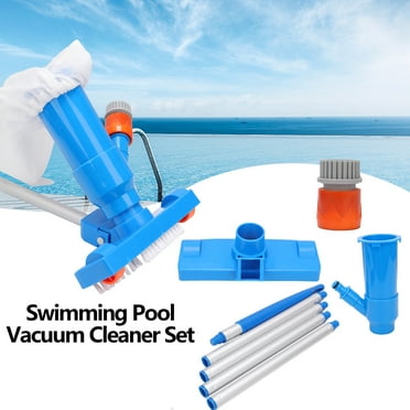 7 Pcs Swimming Pool Cleaning Kit Pool Skimmer Net Pool Brush with 5 ft ...