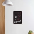 Funny Signs Poster Life is a Cabernet Wine Metal Wall Art for Office ...