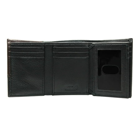 GEORGE - Men's George Black Shotgun Shell Trifold Wallet - Walmart.com ...