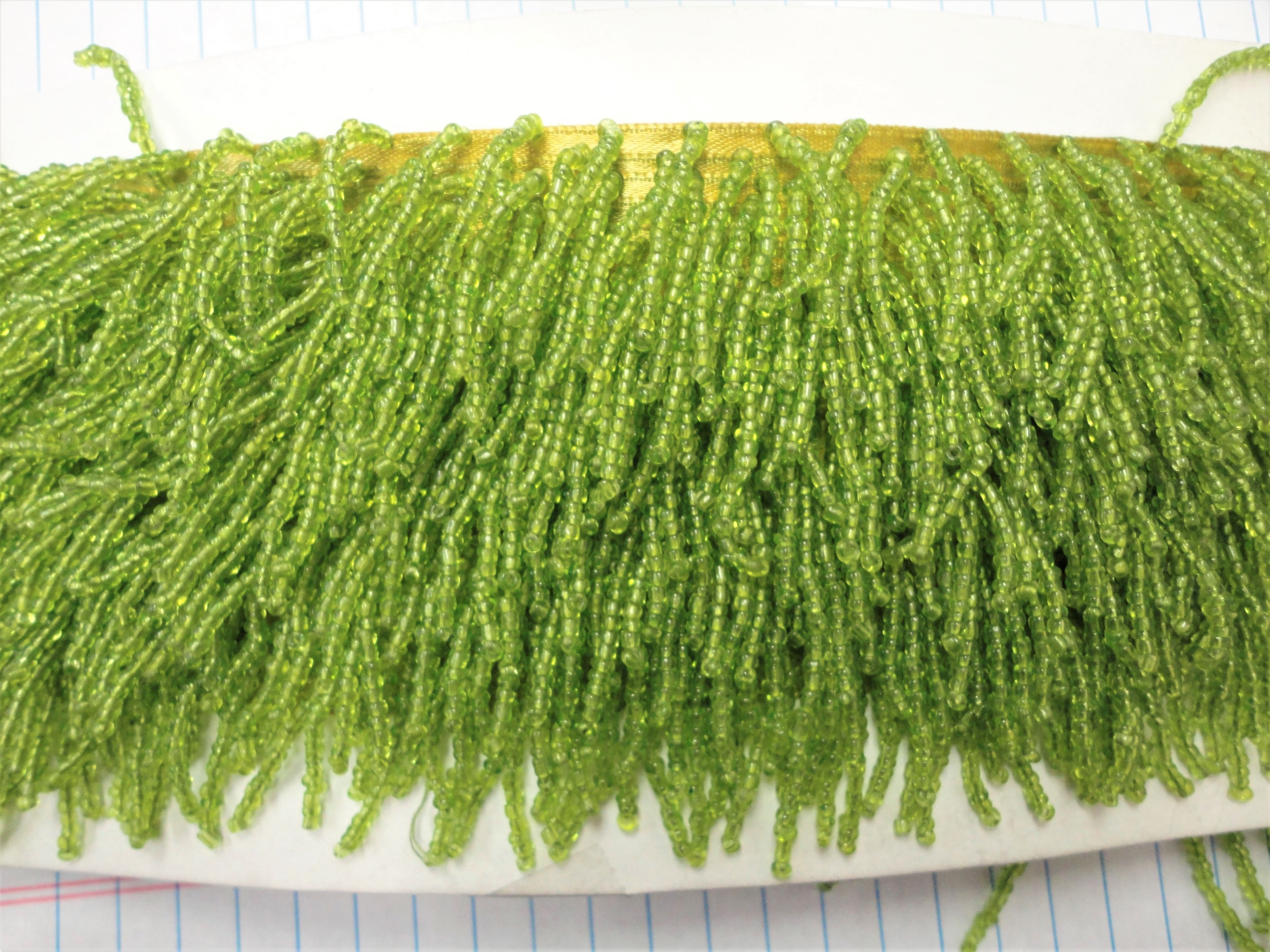 Charmed Green Beaded Fringe 5YDS - Walmart.com