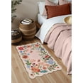 Moynesa 2'x3' Floral Rugs for Entryway, 2x3ft Washable Kitchen Rugs ...