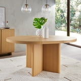 Better Homes & Gardens Lillian Fluted Round Expandable Dining Table for ...