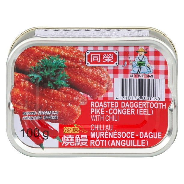 OLD FISHERMAN ROASTED DAGGERTOOTH PIKE-CONGER WITH CHILI (EEL) - Walmart.ca