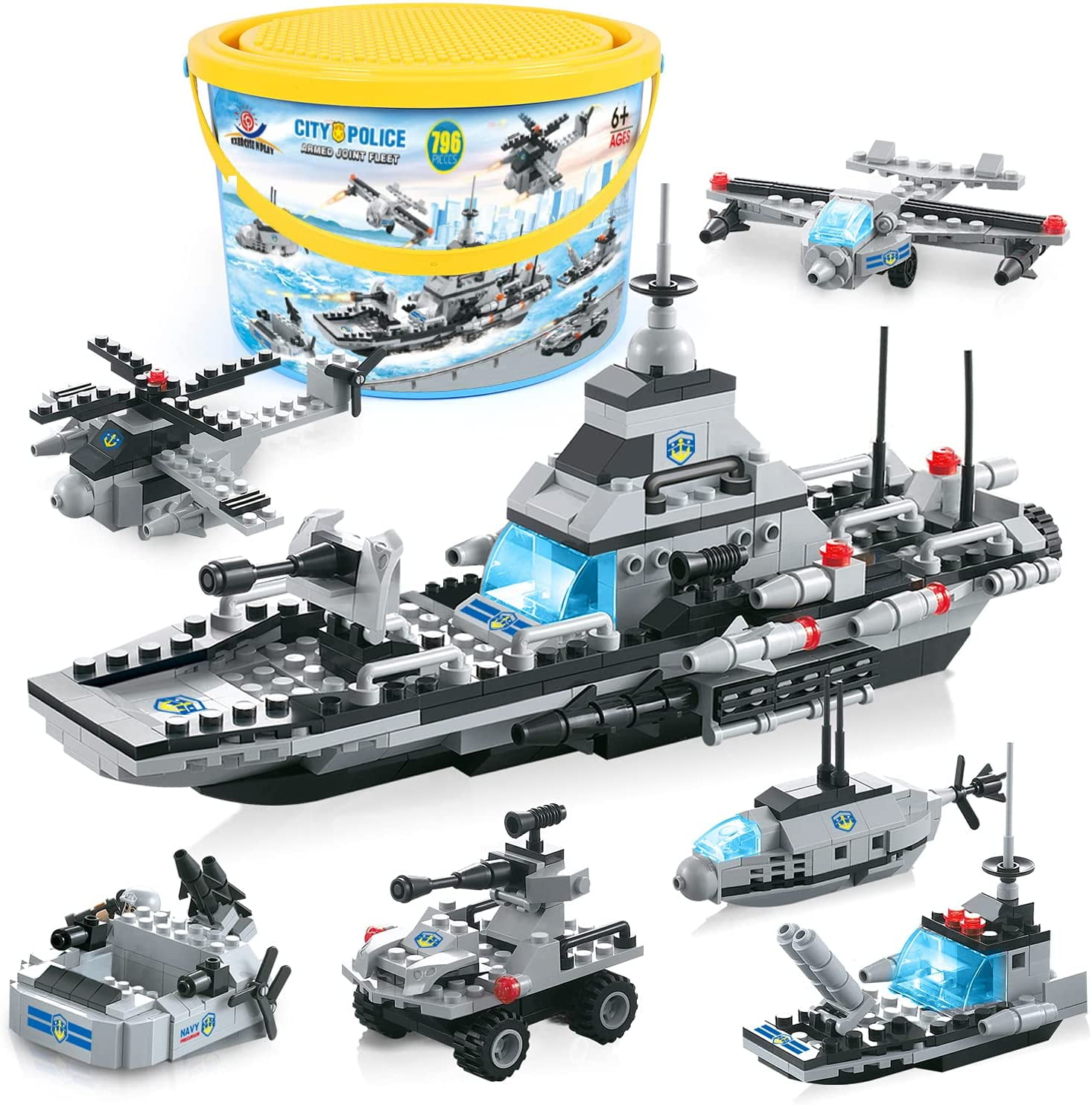 WarsIUIT ip Building Blocks Toy, Exercise N Play Ocean Defense Guard ...