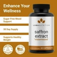 Luma Nutrition Saffron Extract Capsules, 88.50 mg Pure Saffron Pills ...