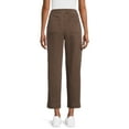 Time and Tru Women's Straight Utility Pants, 27" Inseam for Regular ...
