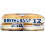Lewis Bake Shop White Restaurant Style Buns, 21 oz, 12 Count - Walmart.com