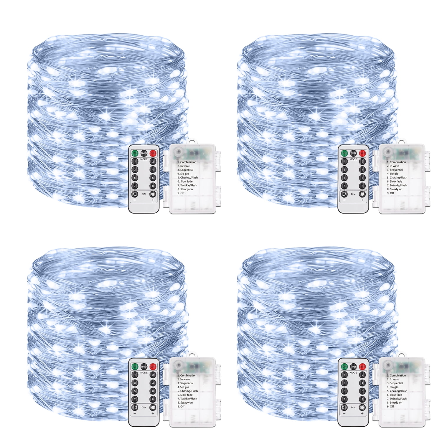 Click here for Nitidsky 100 Led Battery Operated Fairy Lights Wit... prices