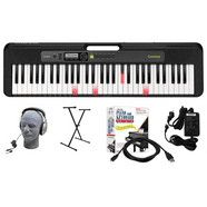 Casio LK-265 61-Key Lighted Portable Touch Sensitive Keyboard with Power Supply - Walmart.com