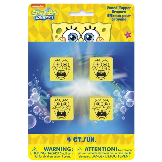 Unique Industries SpongeBob Assorted colors Birthday Party Favors, 4 ...