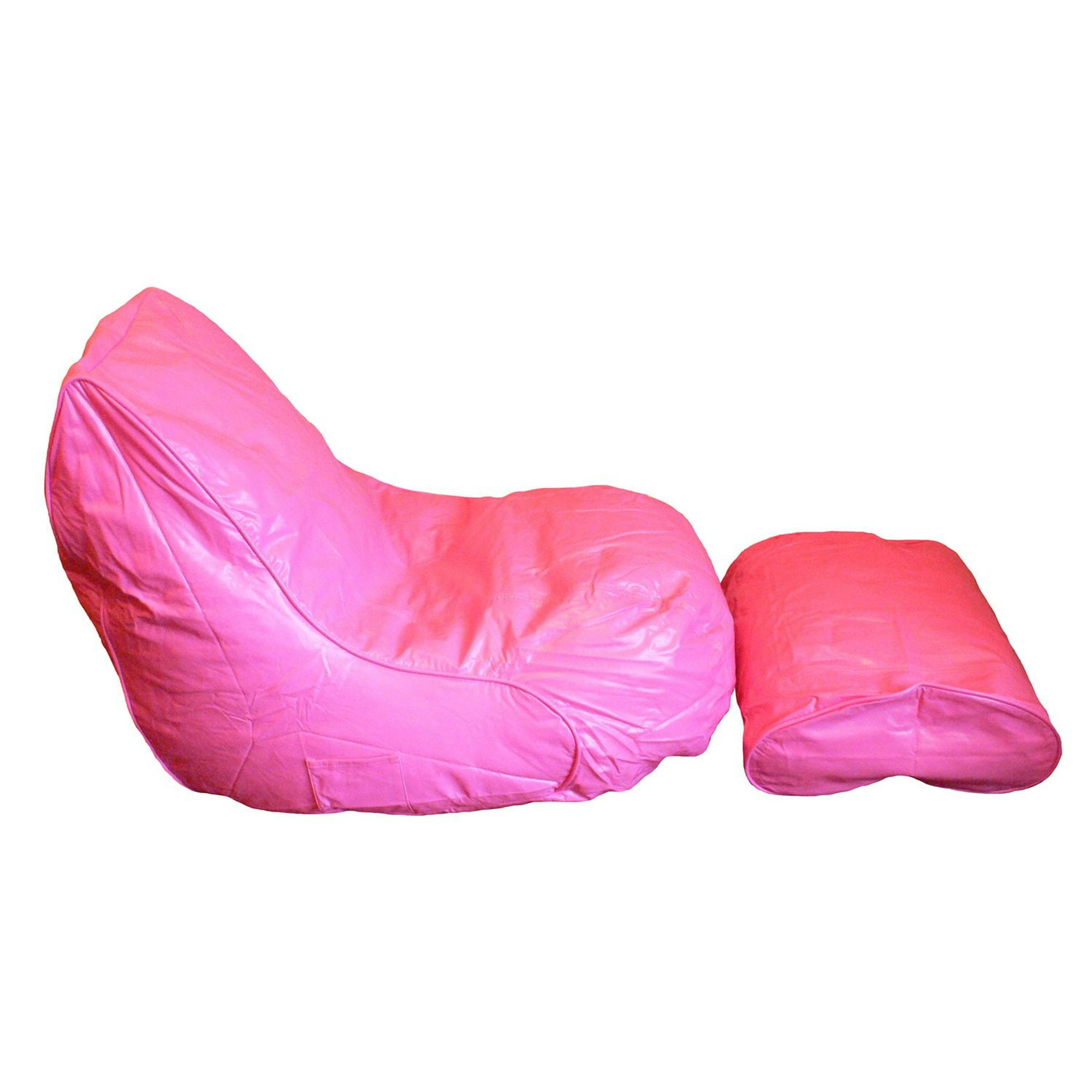 Click here for Boscoman Vinyl Bean Bag Lounger With Footrest prices