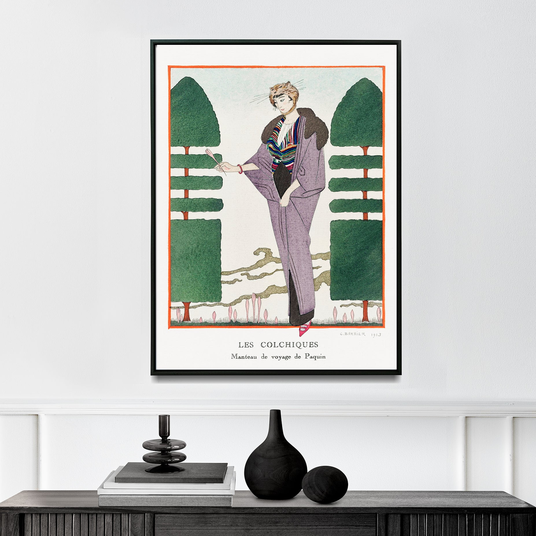 Les Colchiques - 1914 | George Barbier | Premium Fine Art Print | 20th ...