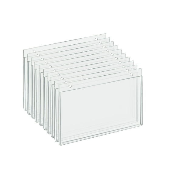 Azar Displays 105536 Floating Acrylic Wall Frame with Silver Stand Off ...