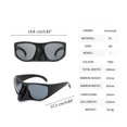 Futuristic Sunglasses Adult Unisex Carnivals Nightclub Taking Photo ...