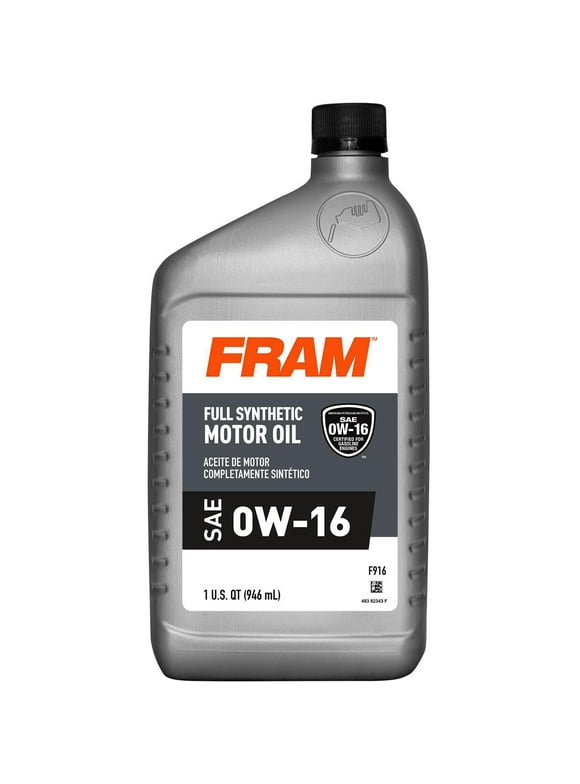 0W-16 Oil in Oil Viscosity - Walmart.com