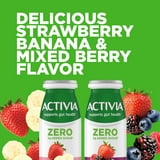 Activia Zero 0g Added Sugar* Strawberry Banana and Mixed Berry ...