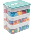WillingHeart Plastic Toy Storage Box, Stackable Bins with Lids ...