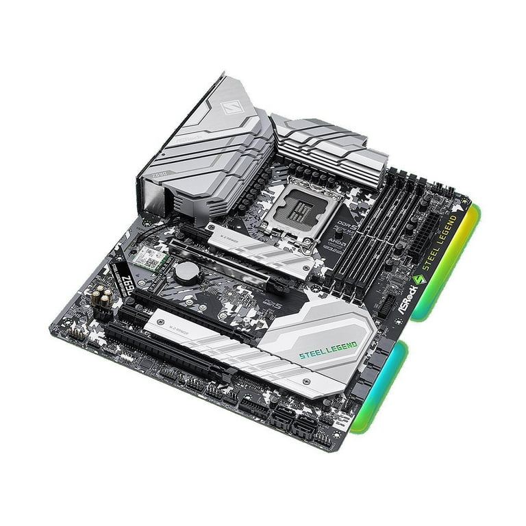 ASRock Z690 STEEL LEGEND WIFI 6E/D5 ATX Motherboard, LGA ASRock Z690 STEEL LEGEND WIFI 6E/D5 ATX Motherboard, LGA