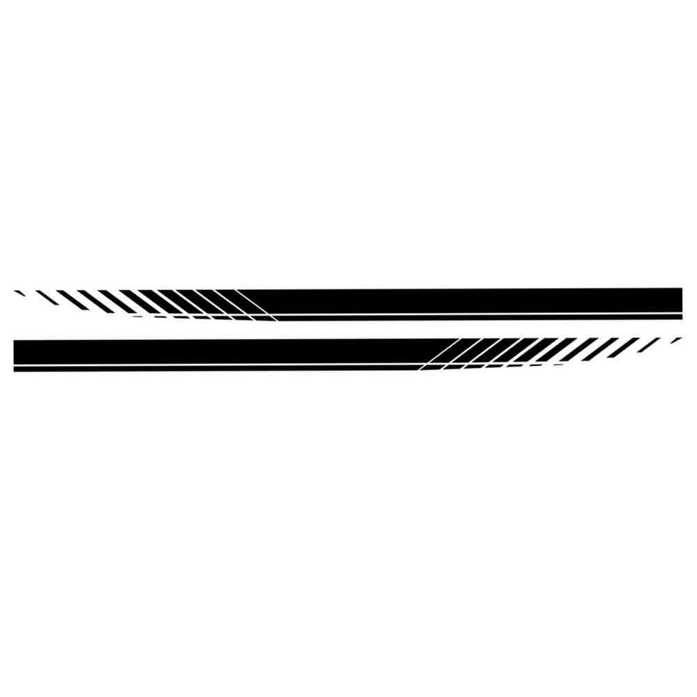 Car Door Side Striped Stickers Stylish PVC Decals Decor - Walmart.com