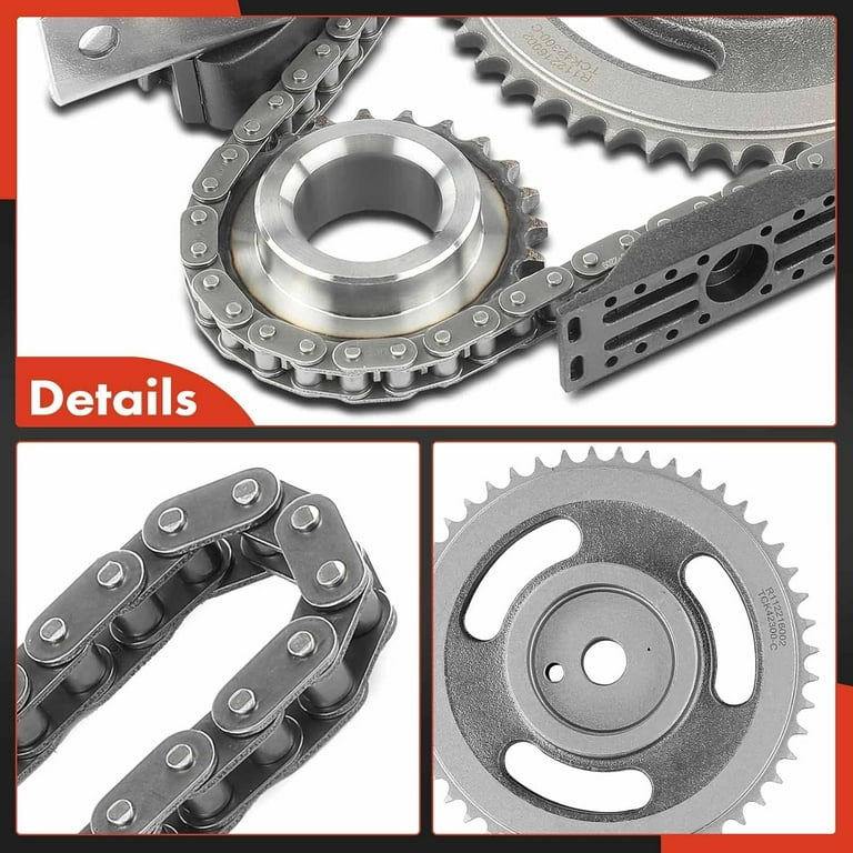 Rear Main Seal Kit A-Premium Engine Timing Chain Kit W/Damper ...
