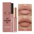 Lip Glaze 2 5ml Lipliner Combination Not Easy To Cup Lip Color Set