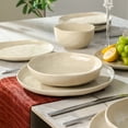 Stone Lain Mirella 4-Piece Pasta Bowl Set Stoneware, Beige - Walmart.com