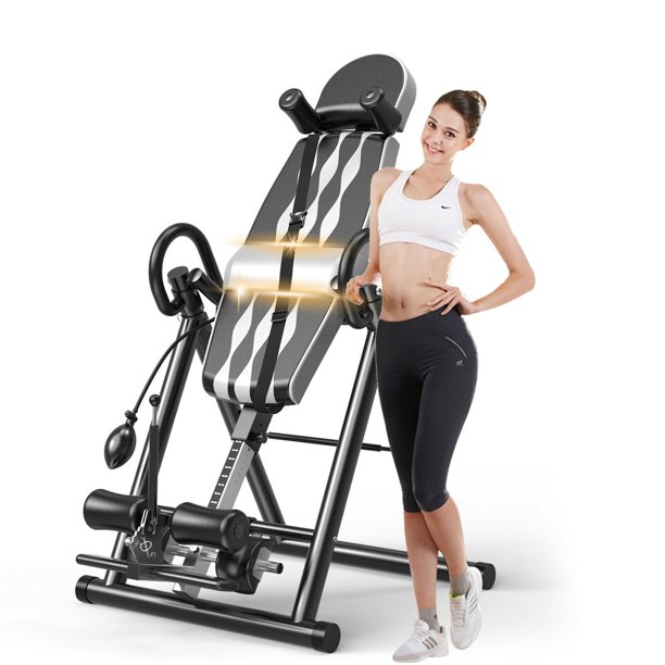 VEVOR Premium Foldable Gravity Inversion Table Waist Inflatable ...