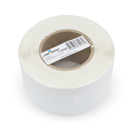3" x 2.5" High Gloss Inkjet Label Rolls 1100 Labels Per Roll, 3 Inch ...