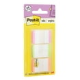 Post-it Durable Tabs, 1 in., Pink, Green, Orange, 66 Tabs/On-the-Go ...
