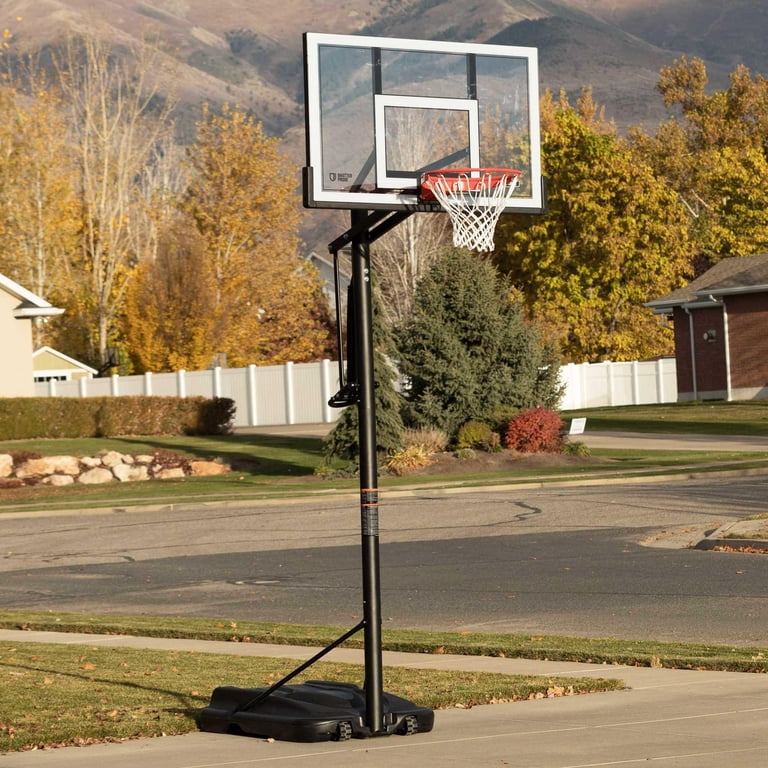 Pole Mount Adjustable Basketball Backboards Lifetime 50-Inch Portable ...