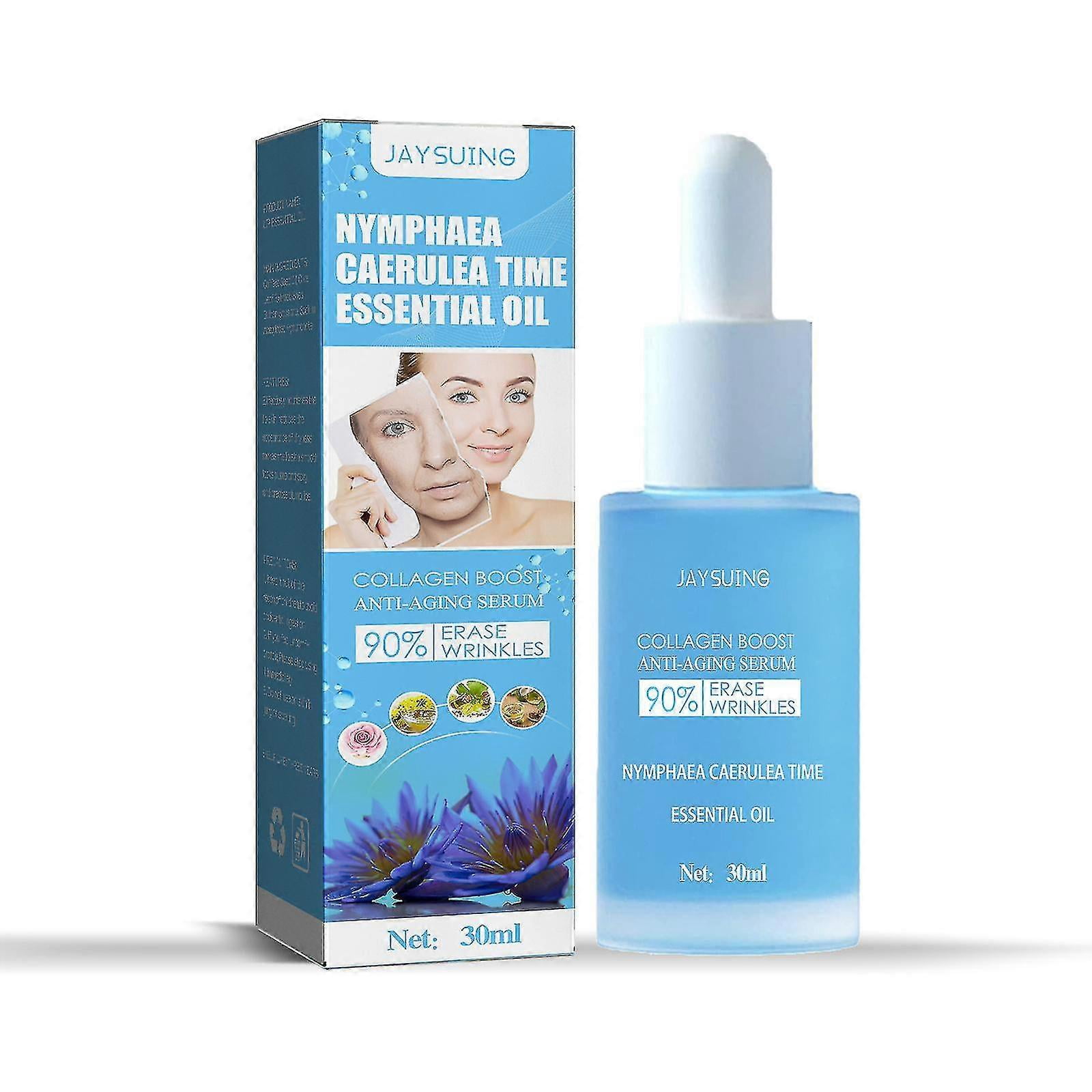 La esencia antienvejecimiento de Jaysuing aclara y suaviza las líneas finas del rostro ...