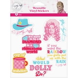 Dolly Parton Reusable Vinyl Stickers, Themed Party, Multicolor, 1 Sheet ...