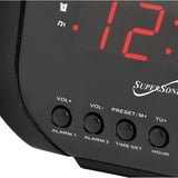 Supersonic Dual Alarm Clock Radio with USB Port - Walmart.com