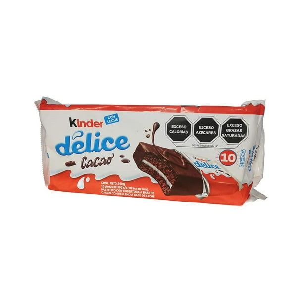 Pack de 14 Pastelito Kinder Delice Cacao de 10/39 gr Kinder Delice ...